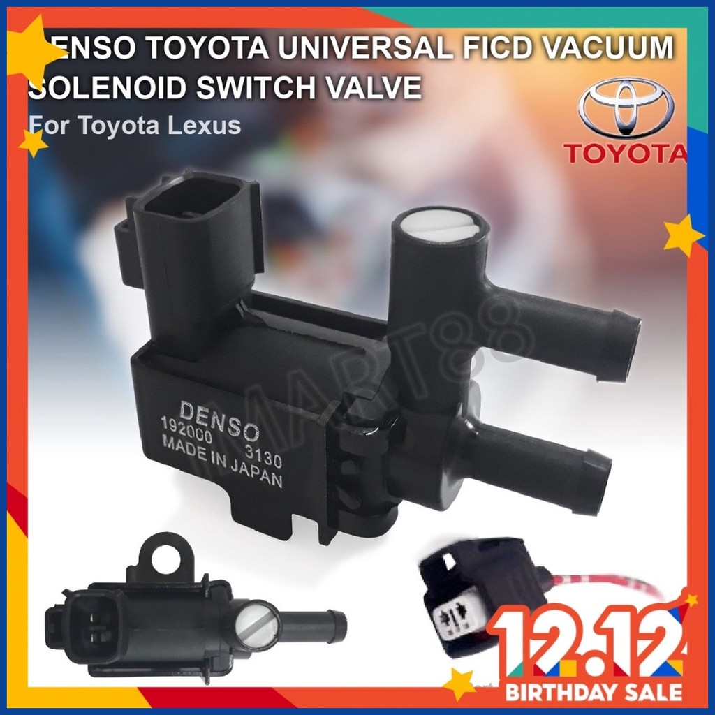Denso FICD Vacuum Solenoid Valve Switch 192000-3130 Toyota Lexus ...