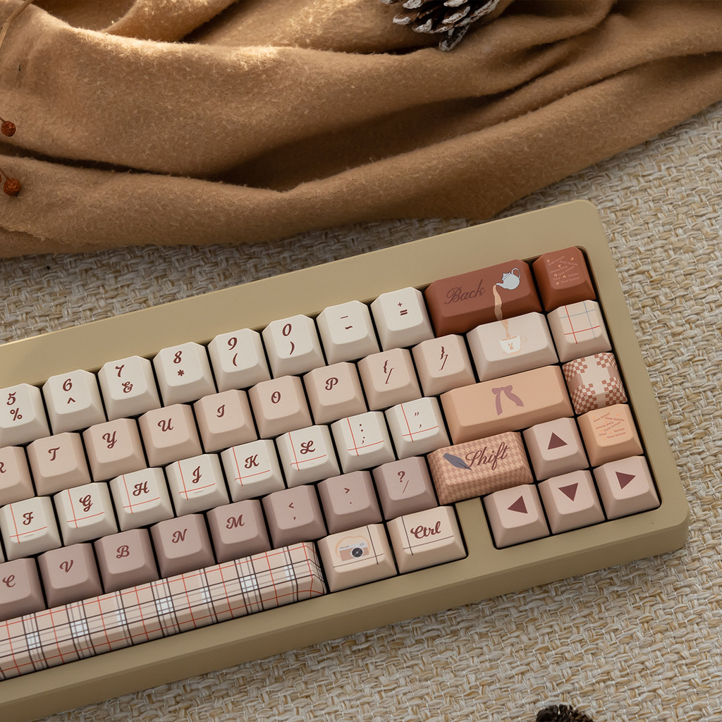 URE British Style Keycaps 152 Keys PBT Cherry Profile Keycap set with ...