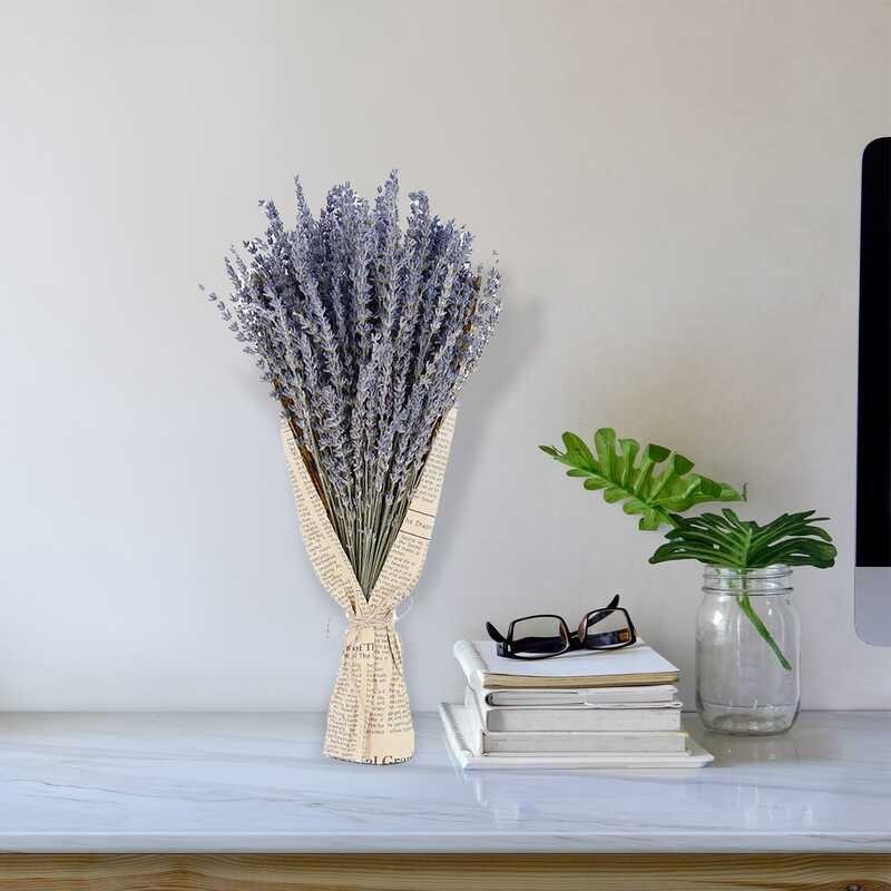SK Lavender Dried Less Natural Aroma Home Decoration Decorative Wers ...