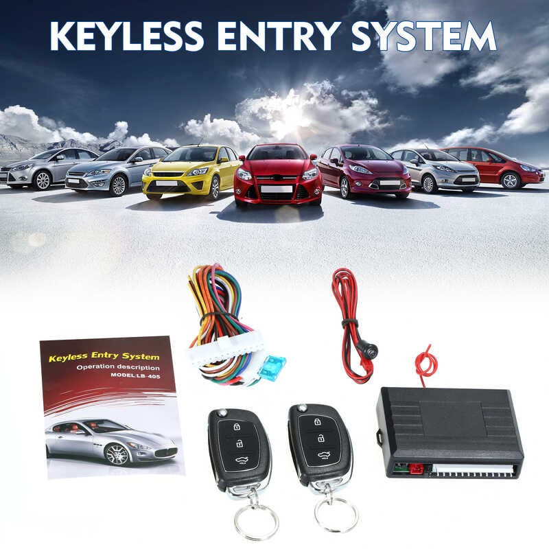 Car Universal Door Lock Release Keyless Entry System Central Locking ...
