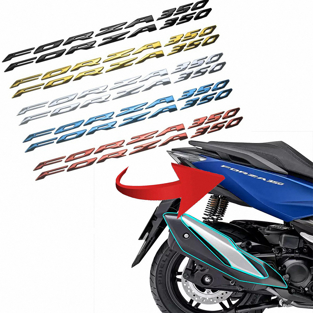 Honda For Forza350 3D Stickers Motorcycle Accessories Protection Decals ...