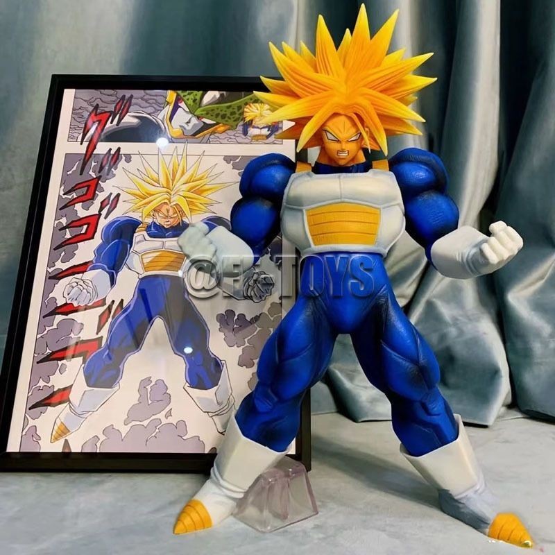 In Stock 25cm Anime Dragon Ball Z Trunks Action Figure PVC Super Saiyan ...