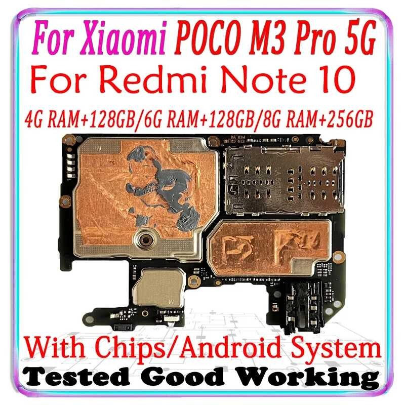 Para Sa Xiaomi POCO M3 Pro 5G Motherboard 100% Unlocked Mainboard For ...