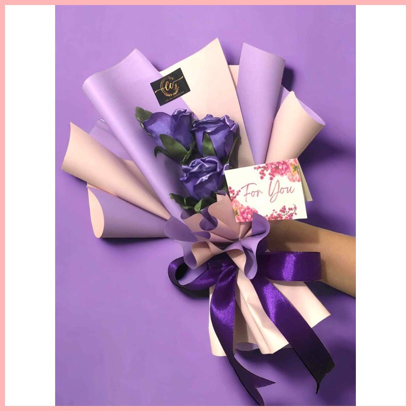 3pcs Rose Bouquet Handmade for Monthsary,Anniv, Birthday,etc |w/Fairy ...