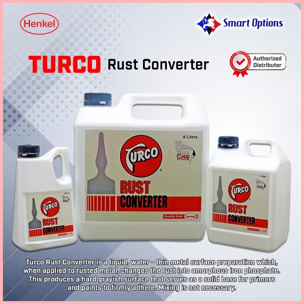 HENKEL TURCO RUST CONVERTER | Shopee Philippines