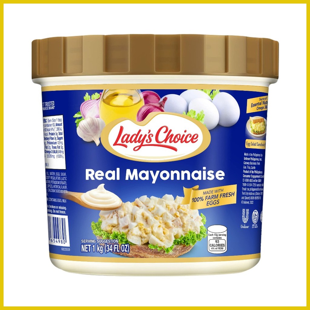 Lady's Choice Real Mayonnaise 1Kg | Shopee Philippines