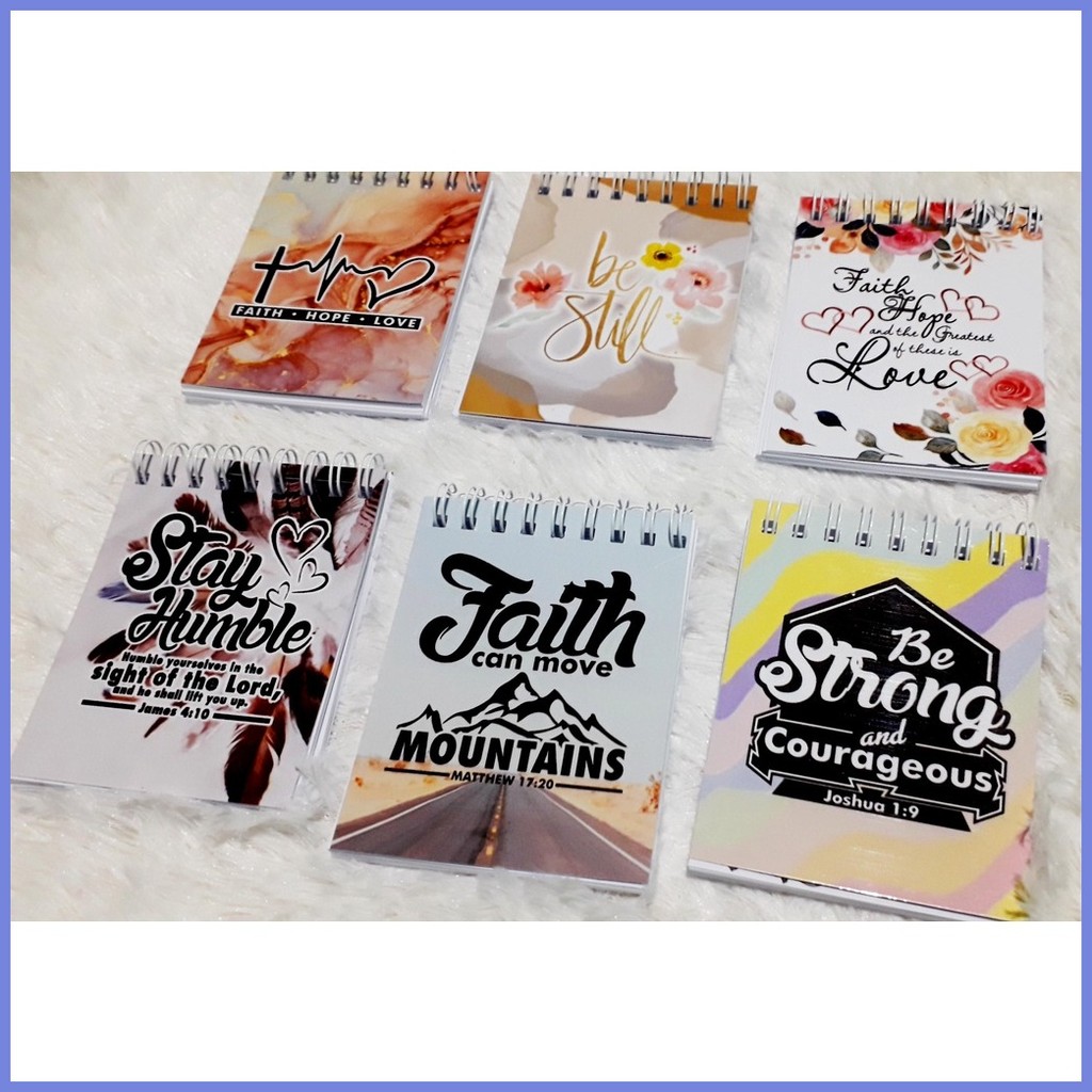 Mini notebook / pocket notebook bible verse | Shopee Philippines