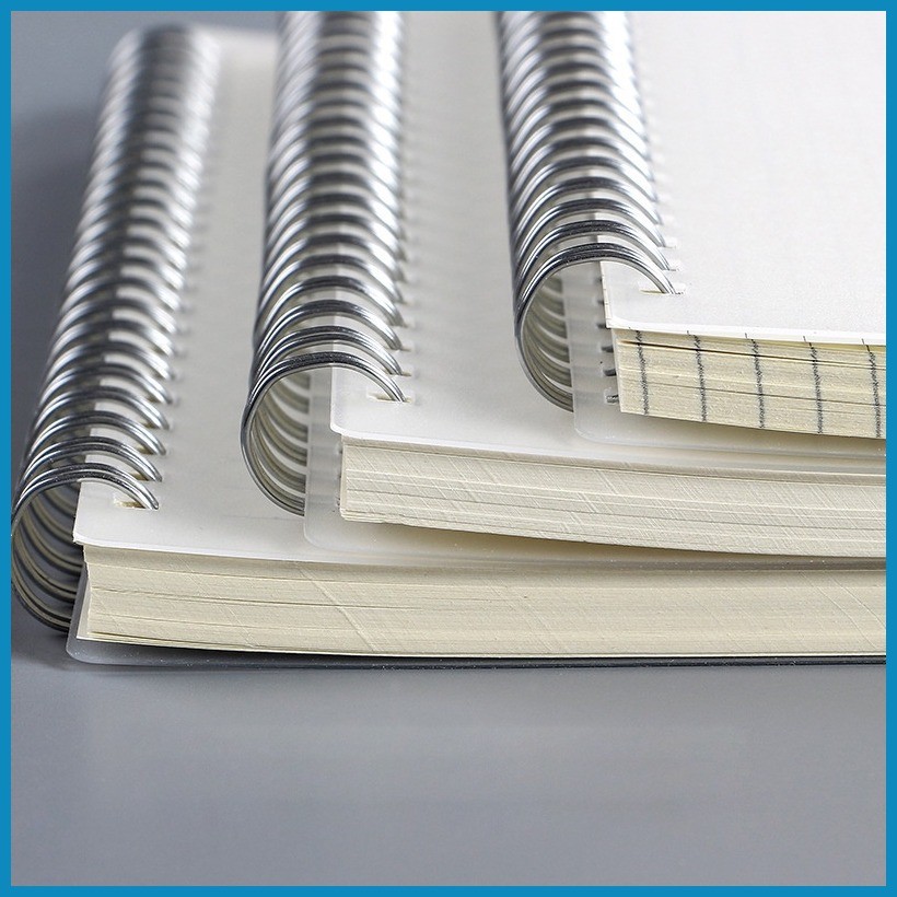 Muji Styled Spiral Note Book Lined Grid Blank pring Notebook A5 Hard ...