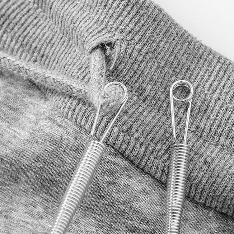 1/2Pcs Bendable Spring Drawstring Threader Clip DIY Tool Elastic Cord ...