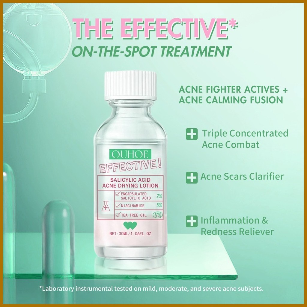 Pimple Warrior Salicylic Acid Acne Drying Lotion Lighten Acne Scars ...
