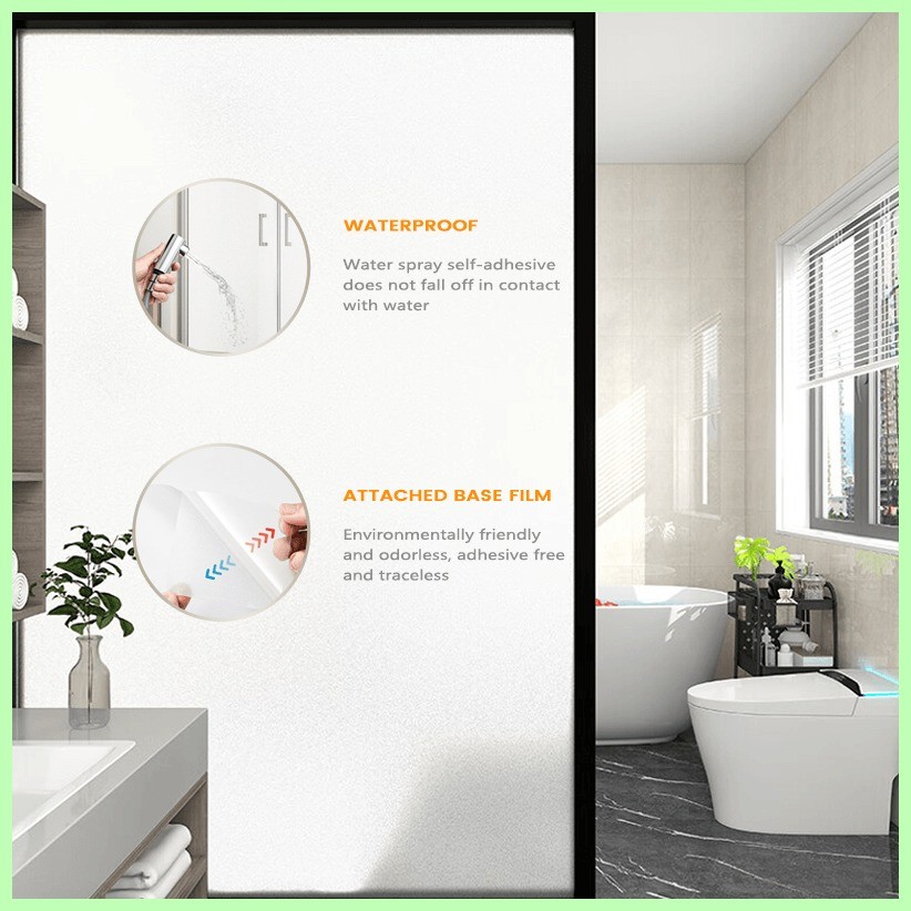 ⊠ ⚷ Frosted window glass sticker tinted sticker for window film privacy ...