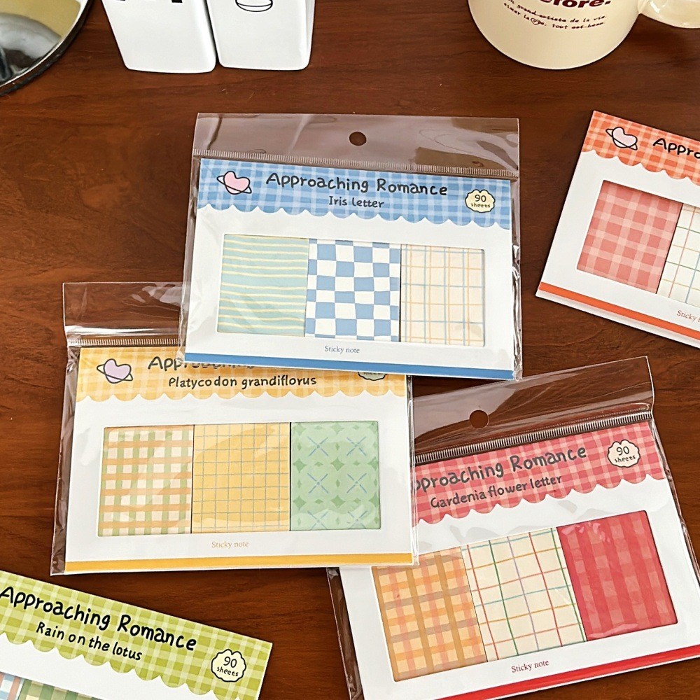 Lattice Combination Sticky Notes Romantic Series Handbook Decoration ...