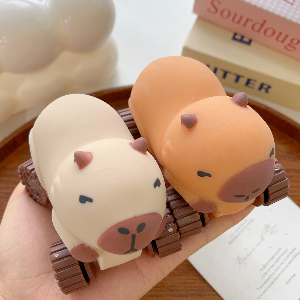 Interesting Hand Pulling Deformation Capybara Car Interactive Toy ...