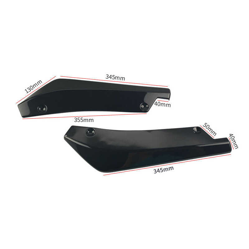 Car Universal Front Rear Bumper Strip Lip Spoiler Diffuser Para Sa ...
