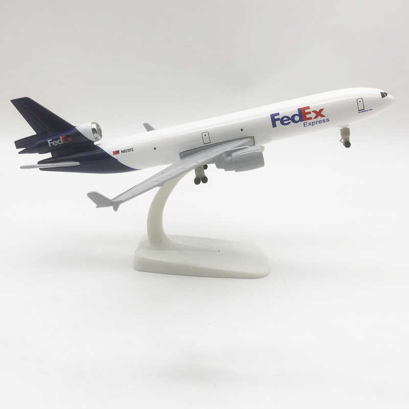 20Cm & Alloy Metal Air Fedex Express Aires MD Md-11 Diecast Airplane ...