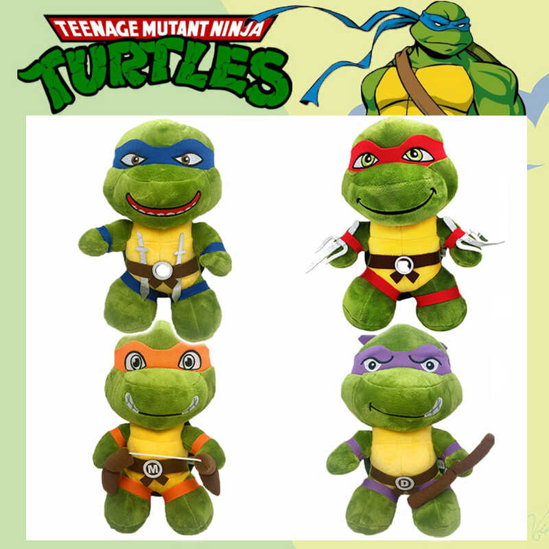 Ninja 26cm Turtles Plush Dolls Anime Game TMNT Leo Raph Mike Don ...