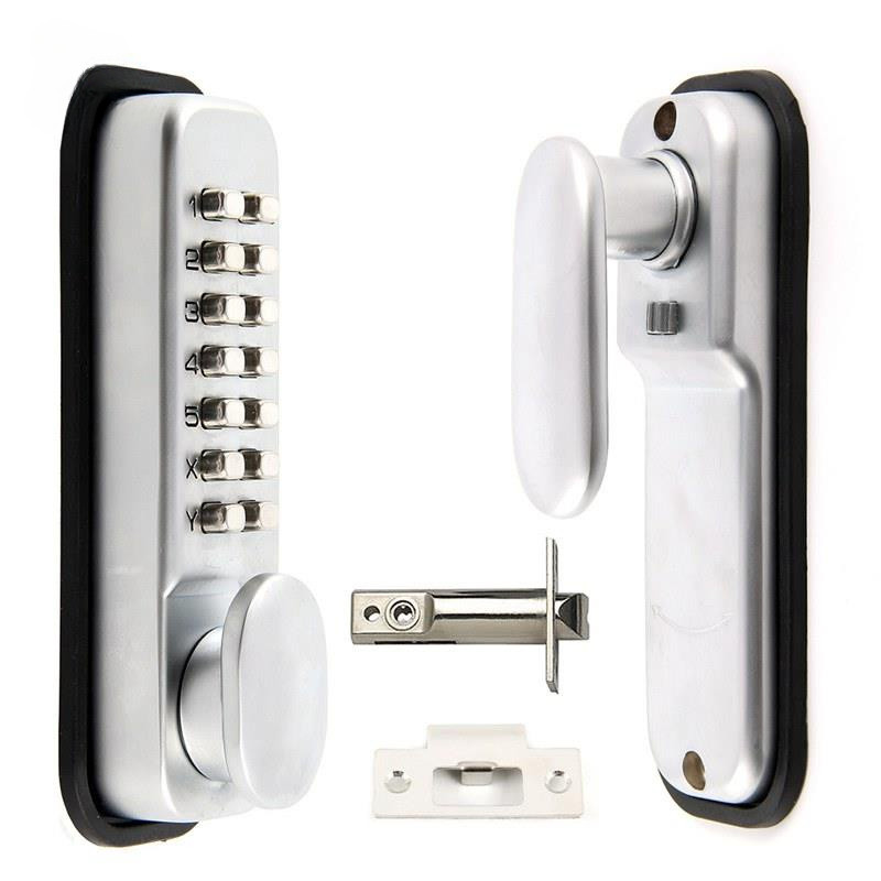 Digital Push Button Door Lock Key Pad Code Combination Access Mechanical Keyless Machinery ...
