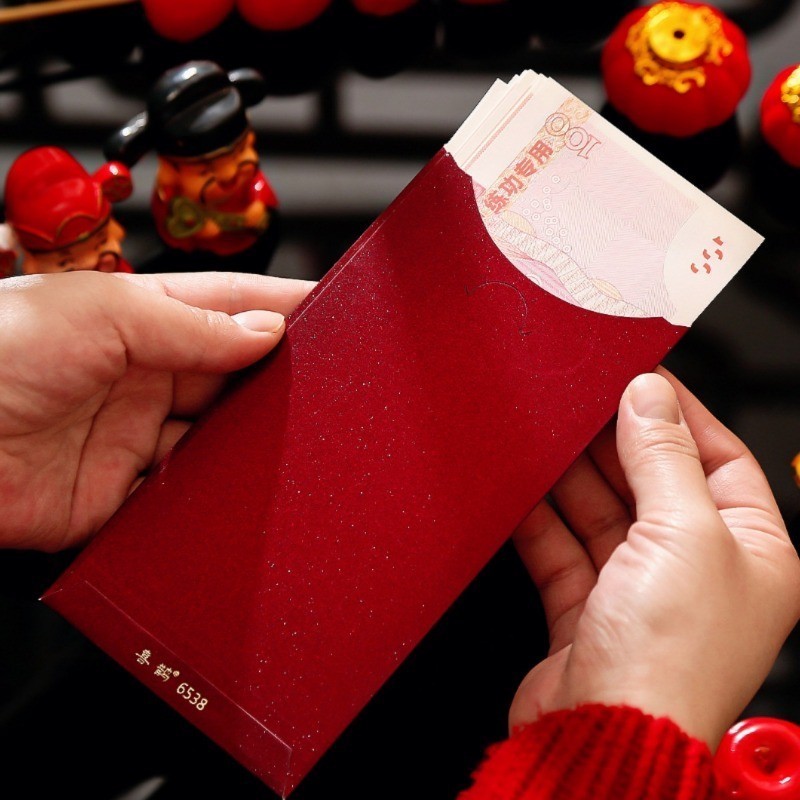 2026 Frosted Gold Stamping Red Envelope High-grade Angola Red Envelopes ...