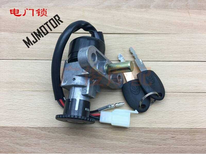 JOG 3Kj 50 Ignition Switch Set Seat Lock Key Kit For Chinese QJ Keeway ...