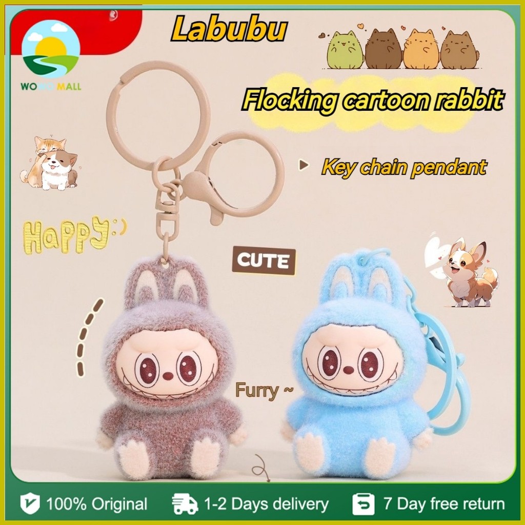 ♂ Labubu plush doll pendant soft stuffed toy labubu series pendant ...