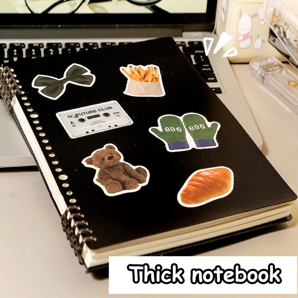 Excluding substitute cores Loose leaf notebook shell refillable page ...