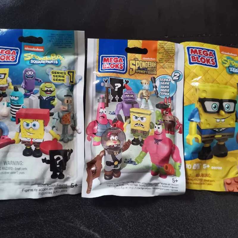 Authentic K SpongeBob SquarePants, Star Crab Boss, Bag, Building Blocks ...