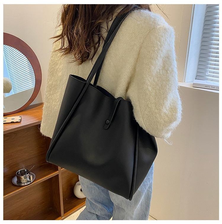 Dodo New Handbag Large Capacity Versatile Solid Color PU Mother and ...