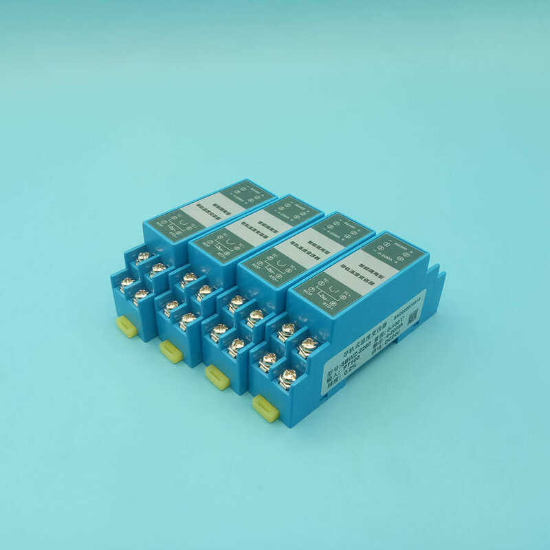 PT1000 rail type temperature transmitter, thermal resistance 4-20mA thermocouple universal sign ...