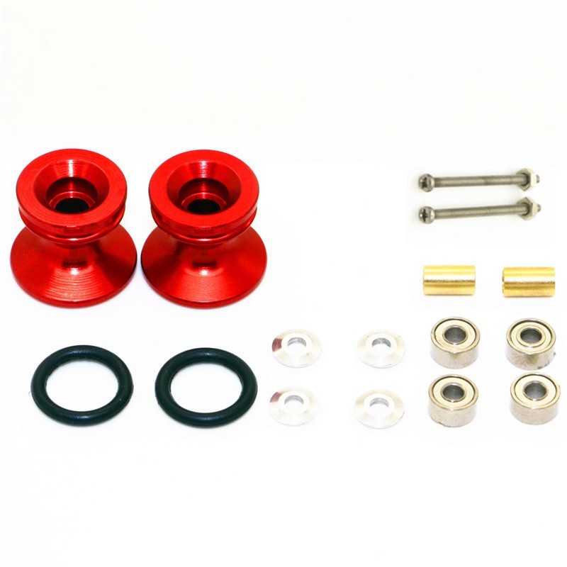 Double Aluminum Rollers w/Rubber Rings (13-12mm) Custom Parts For ...