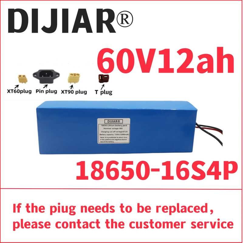 6B1 Ang 2 Bagong 60V12ah Lithium Battery Pack Na 16S4p Ay Angkop Para ...