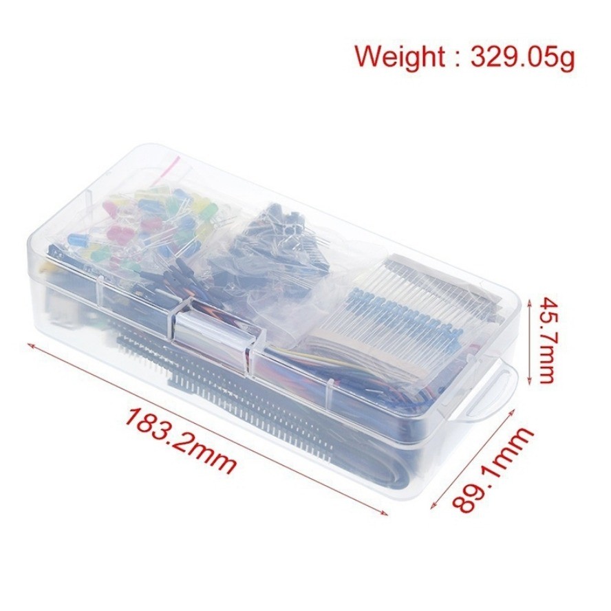 830 Breadboard Set Tie-points Breadboard Set Electronic Component Basic ...