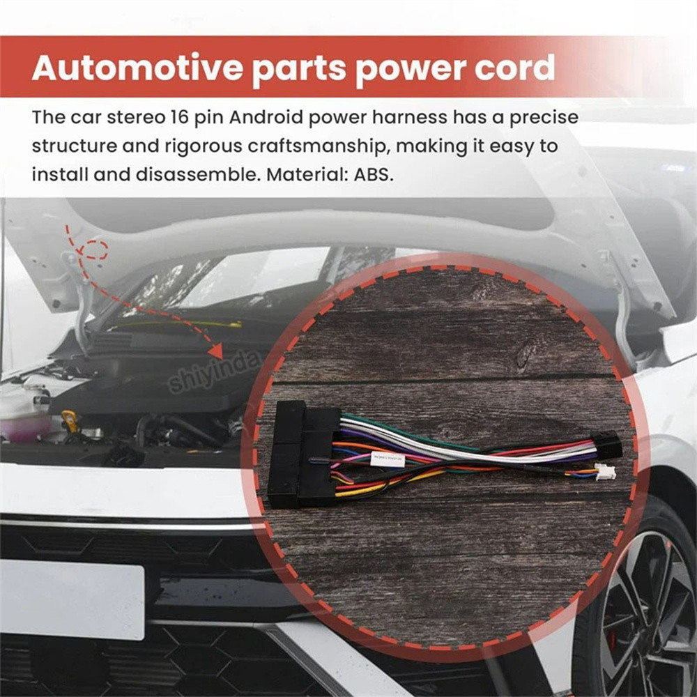 Car Stereo Harness Adapter for Hyundai/KIA Car Android Unit Wiring ...