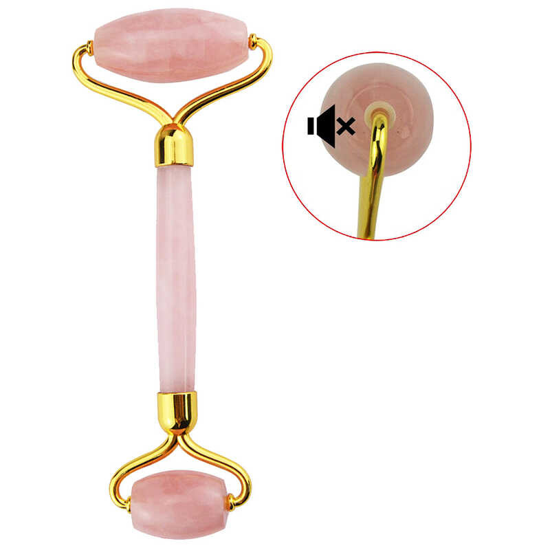 Amazon Aa+Jade Massage Stick Jade Powder Crystal Double Head Rose ...