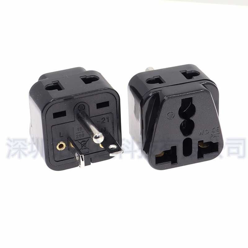 Special American standard conversion plug T-type American 1-to-2 Taiwan socket 15A250V converte ...