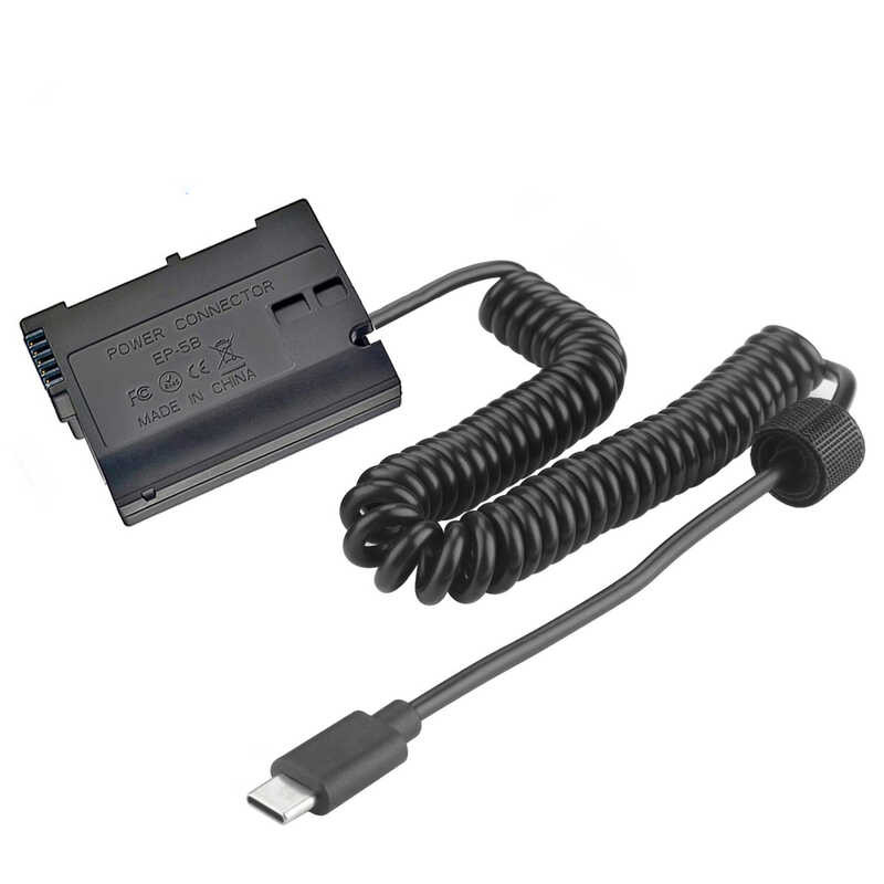 C Type Usb-C To En-El15 Dummy Battery DC Power AC Adapter For Nikon Z8 ...