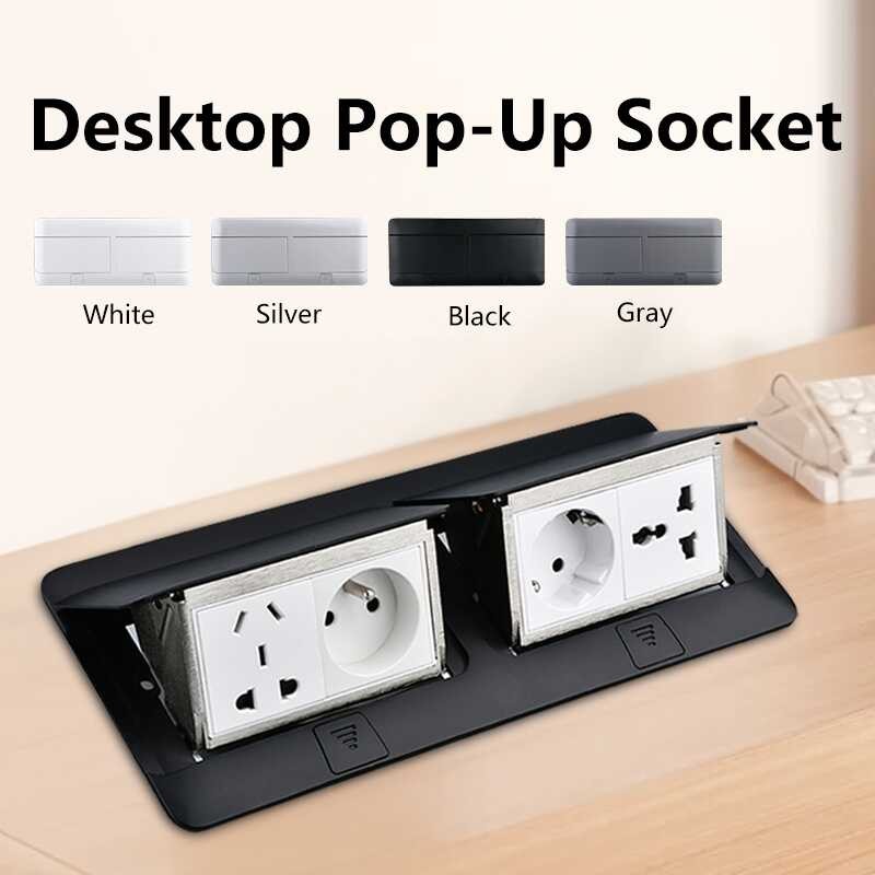 Countertop Pop-Up Universal Embedded Table Socket Built-In Desop Na May ...