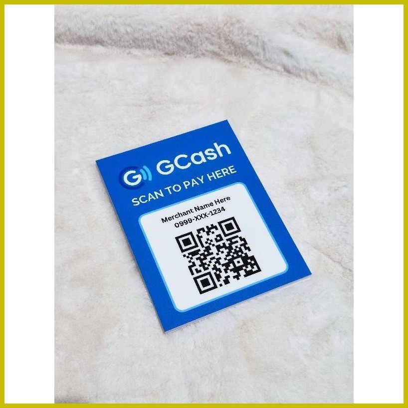 ¤ Online Payment QR Code Signage / Standee on Sintra Board (GCash, Maya ...