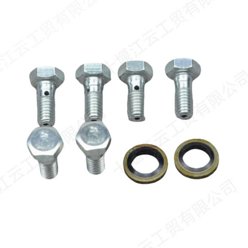 Hollow Screw Fuel Return Pipe Bolt Kit Angkop Para Sa RAM Cummins 4Bt ...
