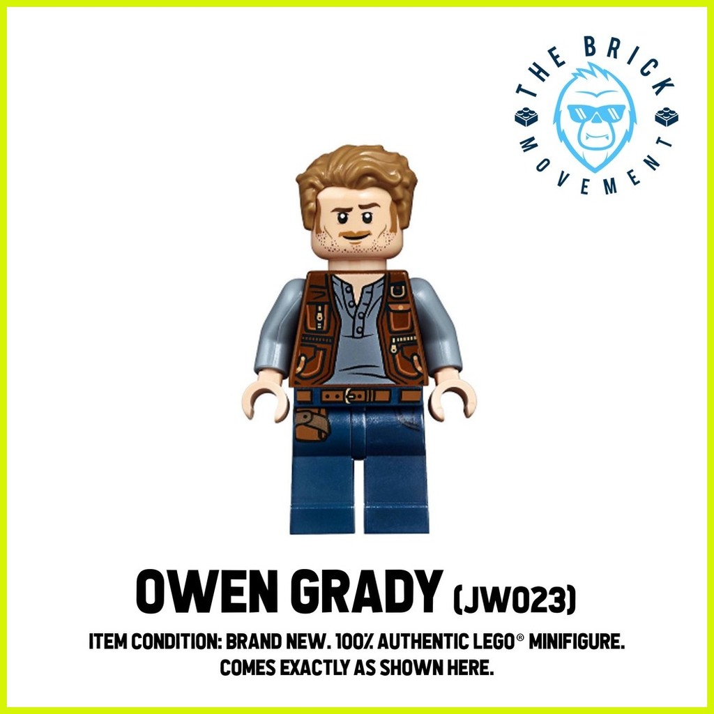 ๑ LEGO® JURASSIC WORLD Owen Grady Minifigure | Shopee Philippines
