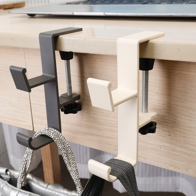 Metal Desk Edge Clip Hook - Adjustable Fix Hanger - Space-saving ...