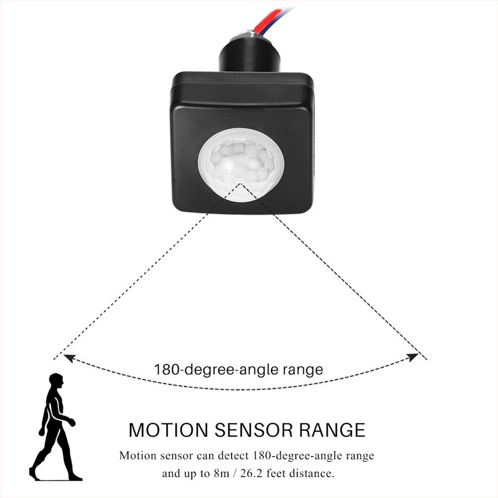LED Motion Sensor 220V 12V Infrared PIR Motion Sensor Detector Switch ...