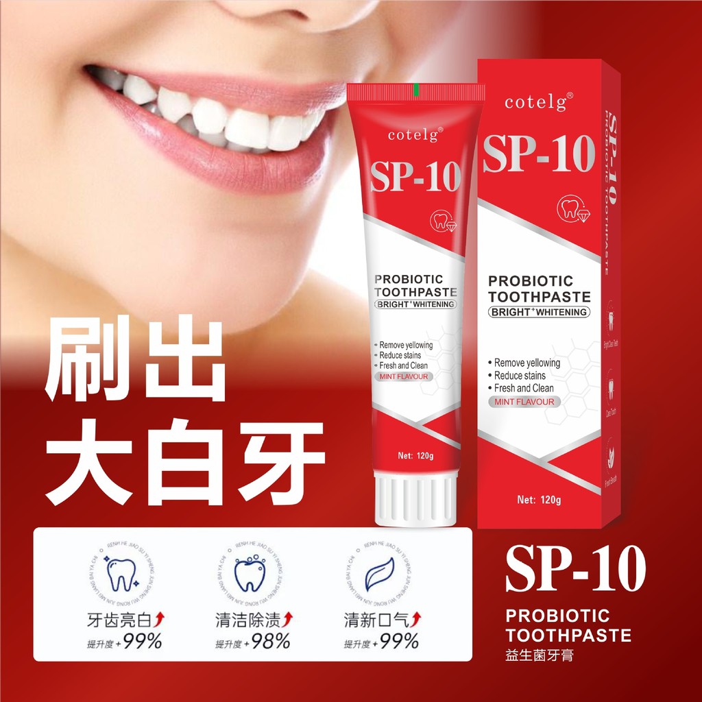Sp-10 Probiotic Ultra Whitening Toothpaste, Sp-10 Toothpaste Deep ...