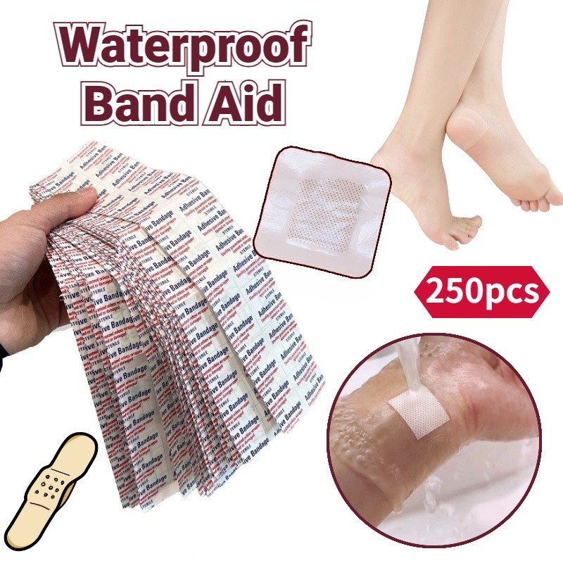 【50PCS】Waterproof Skin-Friendly Band Aid Heel Anti Wear Patch Bandage ...