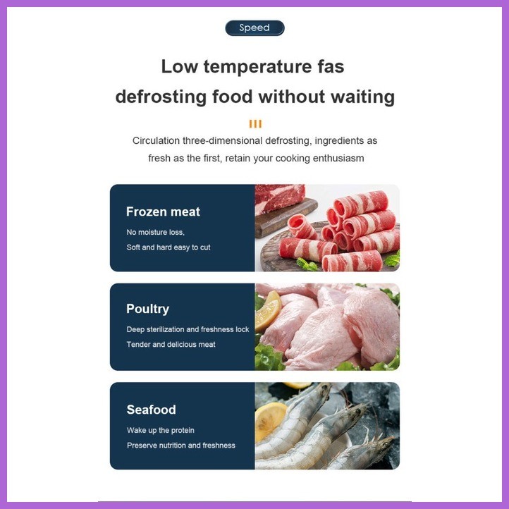 Frozen thawing box-meat 360°thawing machine-artifact ultrasonic-food ...