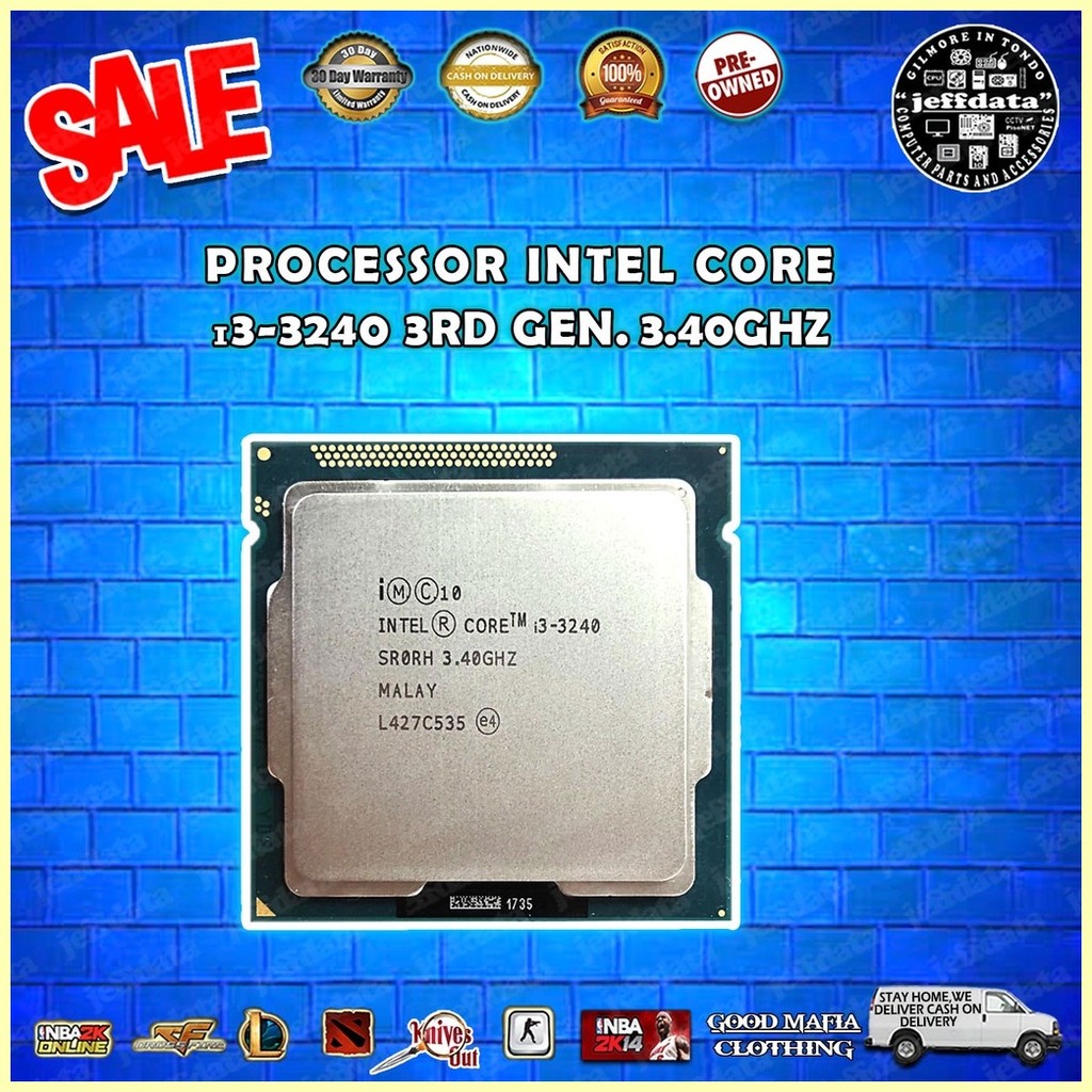 ๑ Processor proci Intel Core i3-3rd gen Socket 1155 for desktop ...