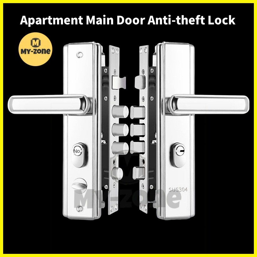 safety door lock with key main door lock set heavy duty door lock ...