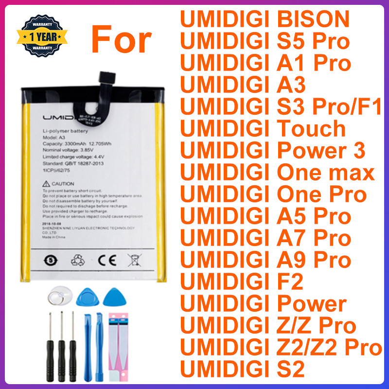 Original Battery F2 For UMI Umidigi A1 PRO S2 Lite A3 S3 S5 Touch Power ...