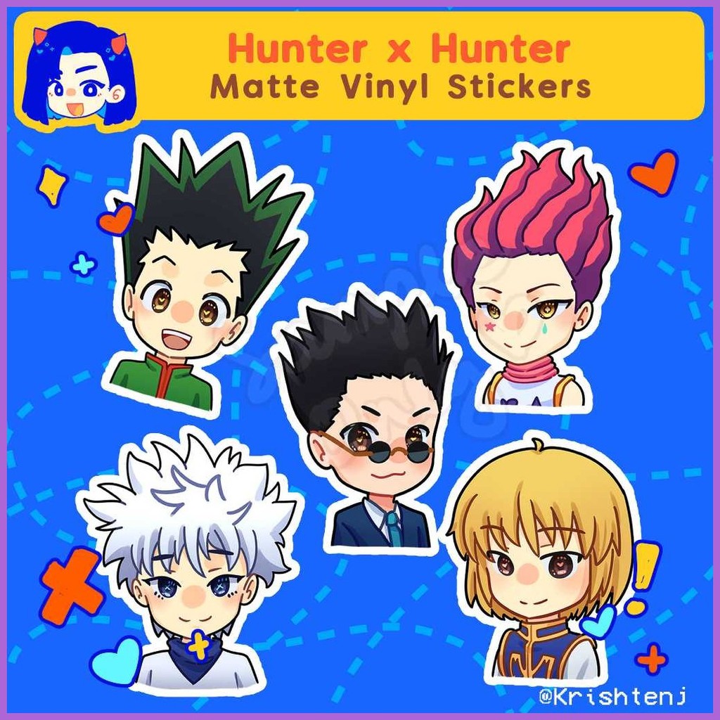 § ⚾︎ Hunter x Hunter Matte Vinyl Stickers : Krishten | Shopee Philippines
