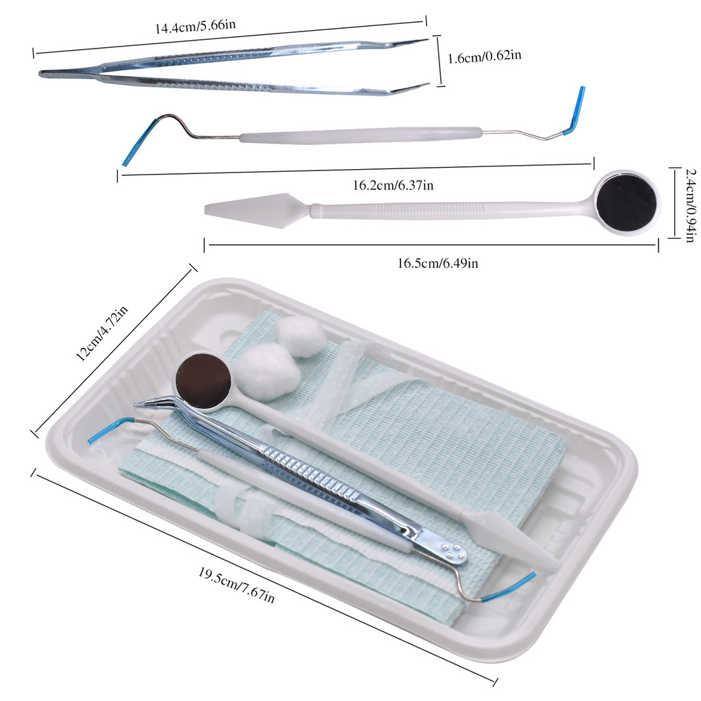Professional 10set Disposable Hygiene Kit Oral Examination Set Dental ...