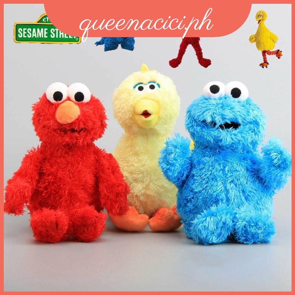 30cm New Sesame Street Large Elmo and Cookie Monster Soft Plush Toys ...